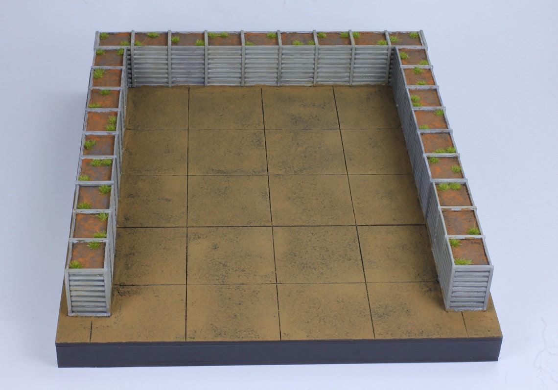 Probuilt Diorama USAF Airfield With Steel Revetment Wall Diorama ...