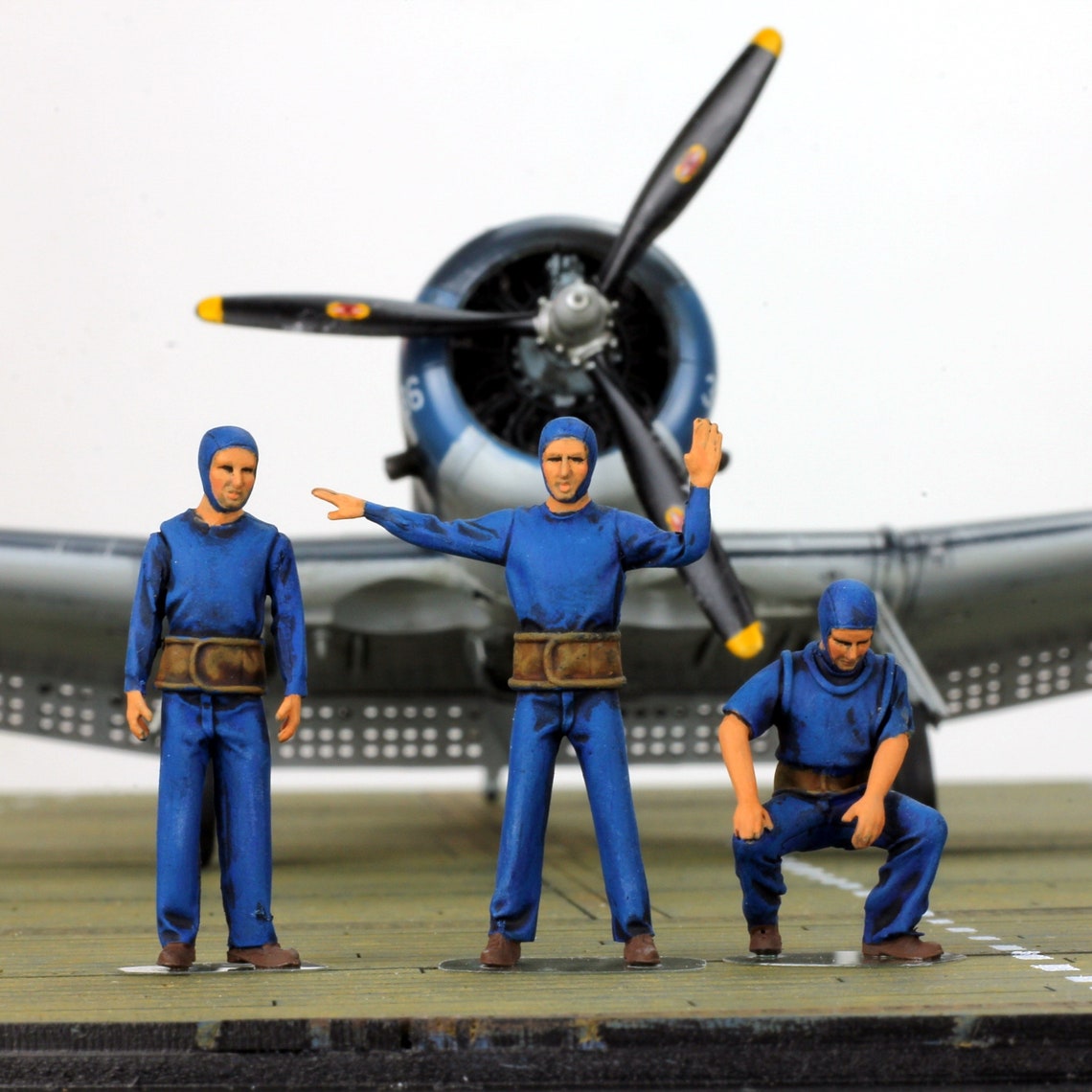 Propainted Figures US Navy Pilot and Deck Crews (11 Figures, NO ...