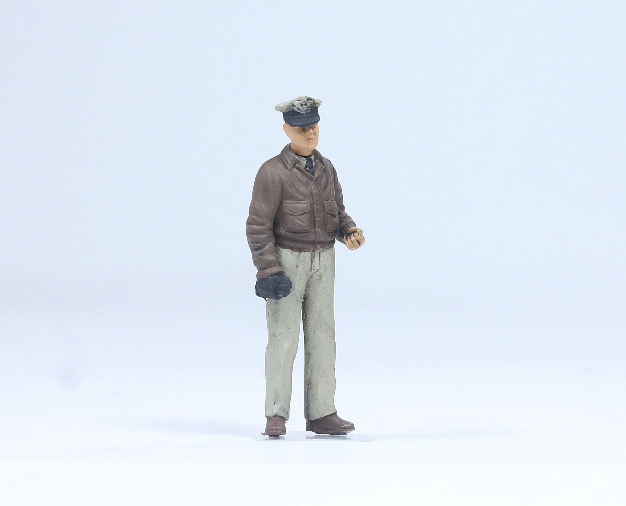 Painted Figure USAAF Pilot WWII 1:48 (built and Painted by Professional ...