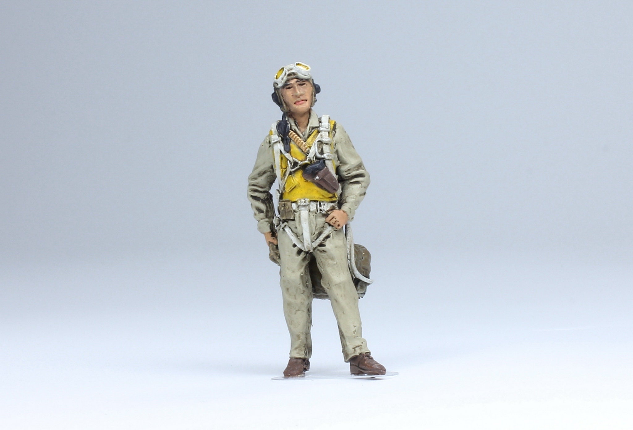 Painted Figure US Navy Pilot WWII 1:48 built and Painted by ...