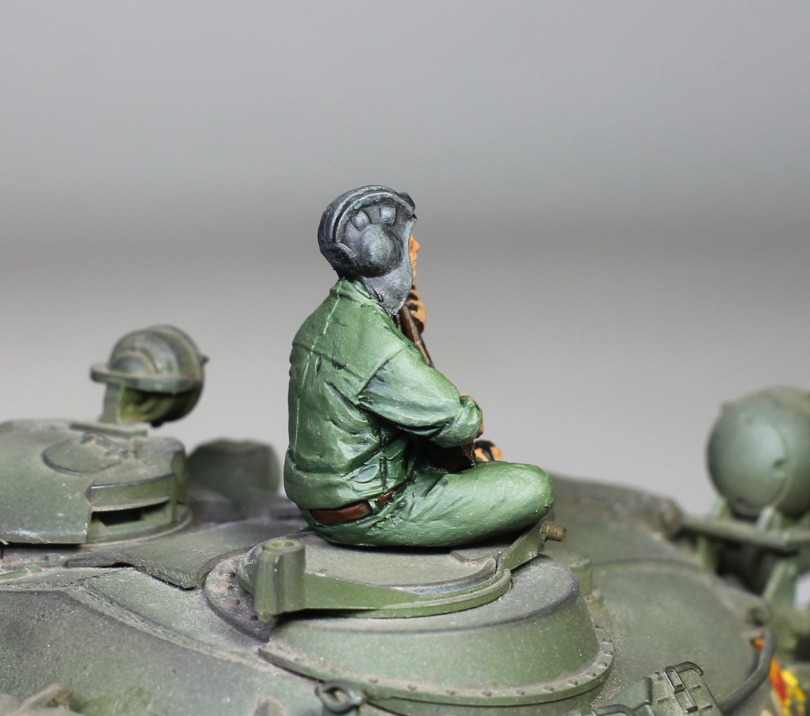Painted Figure NVA Tank Crew Vietnam War 1:35 Scale built and Painted ...