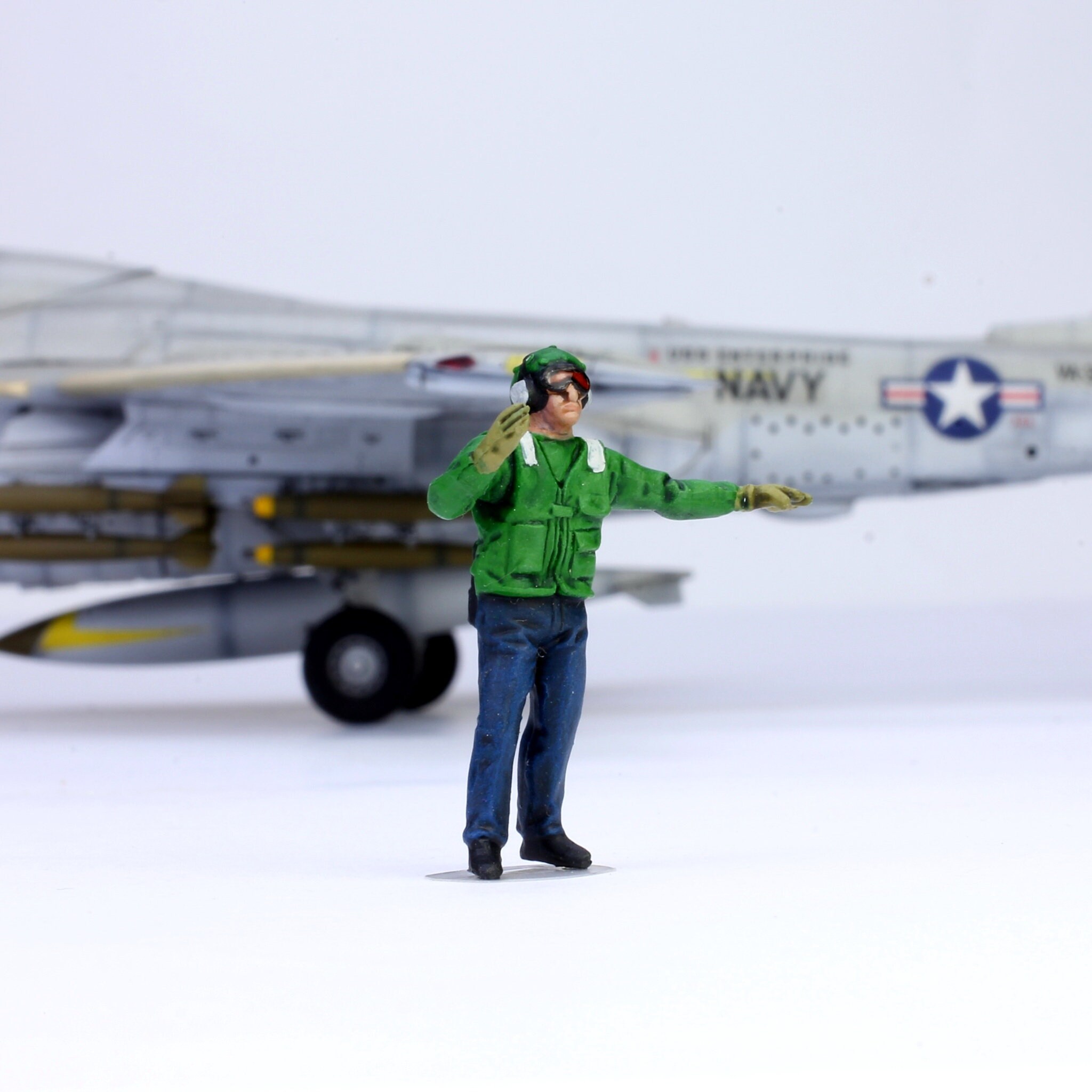 Painted US Navy Aircraft Carrier Crew Figure 1:48 Scale - Etsy