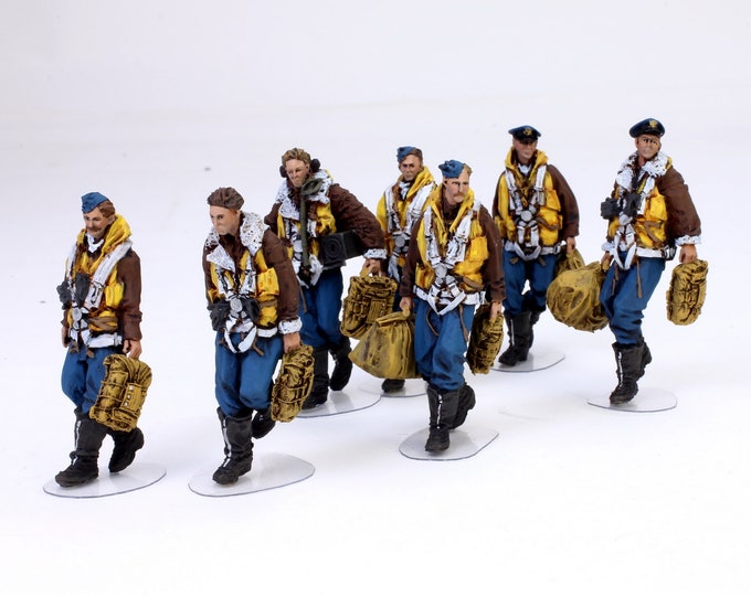 WWII USAAF Bomber Crew - 10 Figure Set - Etsy Canada