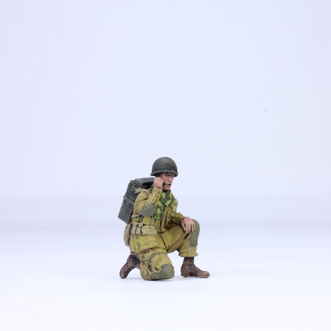Painted Figure US Paratrooper 101nd Airborne Division Radio - Etsy