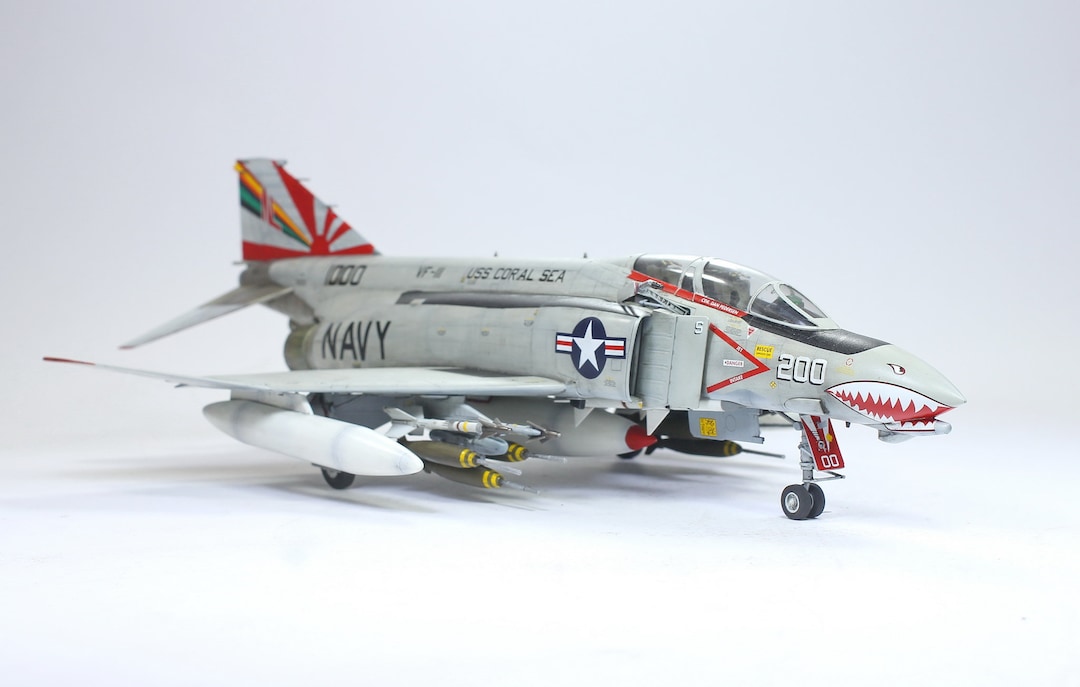 Handmade US Navy F-4B Phantom Sundowner 1:48 Scale Model - Etsy