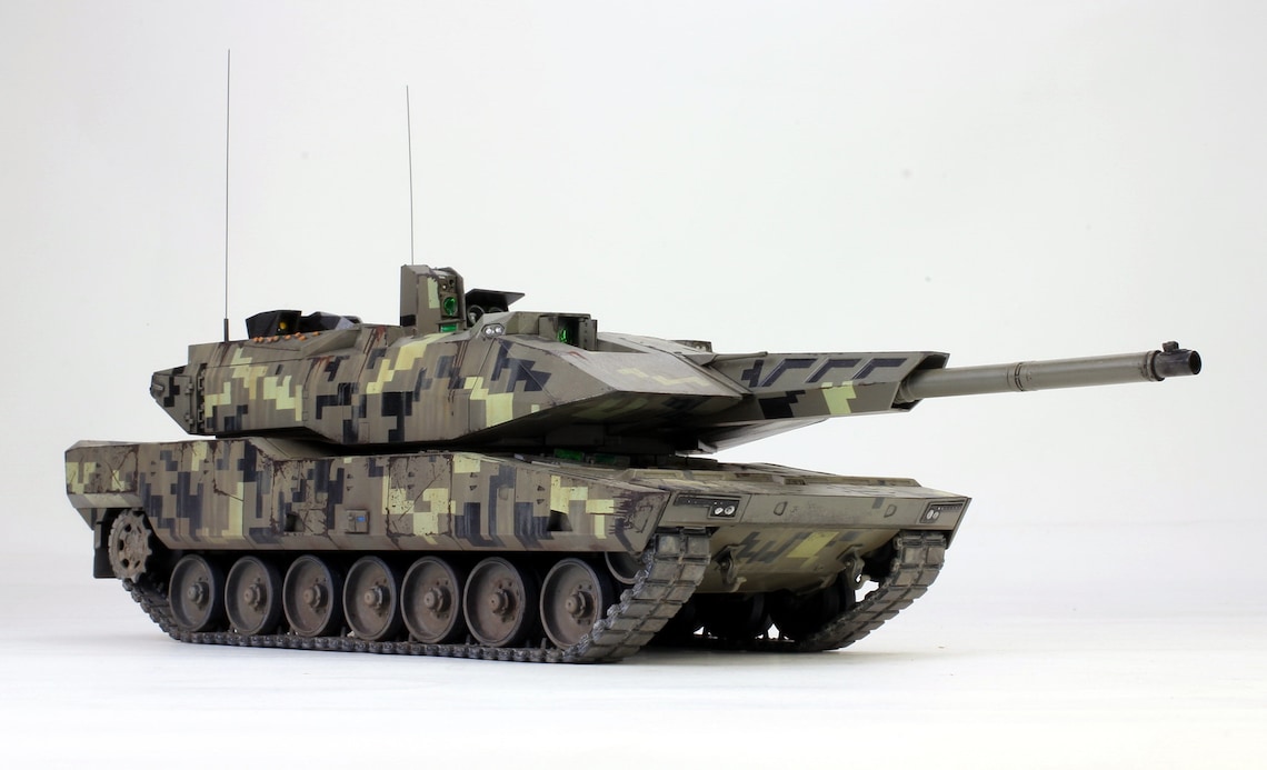 Pro Built Model German Panther KF51 MBT Modern Warfare 1:35 - Etsy