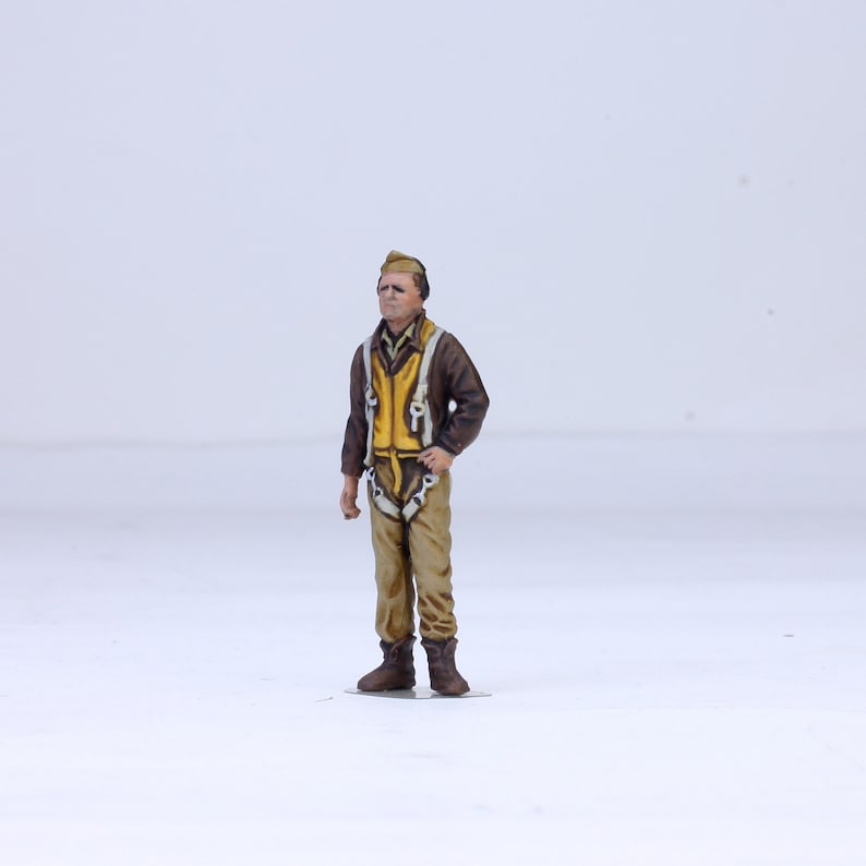 Handmade USAAF Pilot Figures: WWII Diorama, 1/48 Scale - Etsy