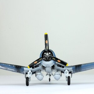 USMC F4U-1A Corsair, Pacific Battlefield WWII 1:48 (built and Painted ...