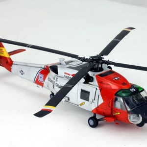 Handcrafted HH-60J US Coast Guard Helicopter Model (1:72 Scale) - Etsy