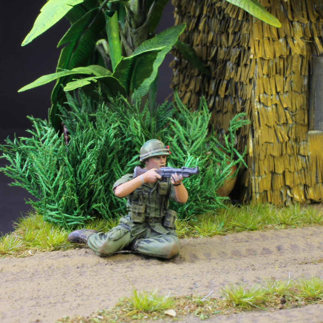 Pro-painted US Army Soldier With M79 Grenade Launcher - Vietnam War Era ...