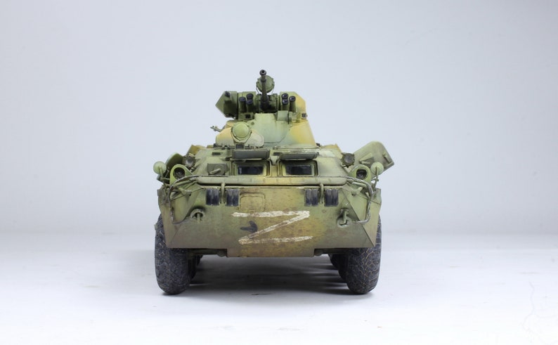 Pro Built Model Russian BTR-80A APC 1:35 built and Painted by ...