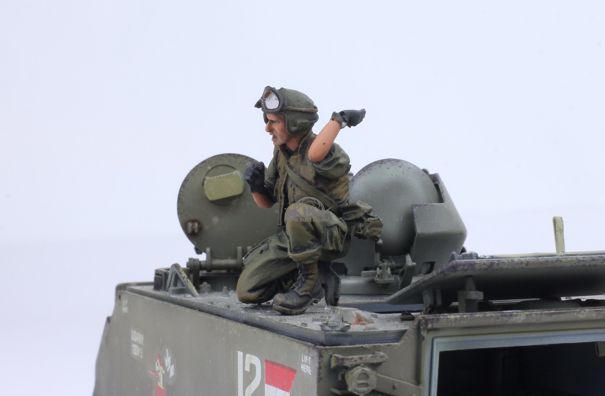 Painted Figures USMC Tankers & Grunt 03 Figures in Vietnam War 1:35 Scale built and Painted by ...