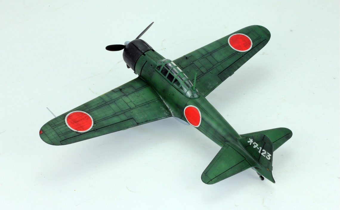 Probuilt Model Japanese A6M2 ZERO TYPE 21 WW2 1:48 (built and Painted ...