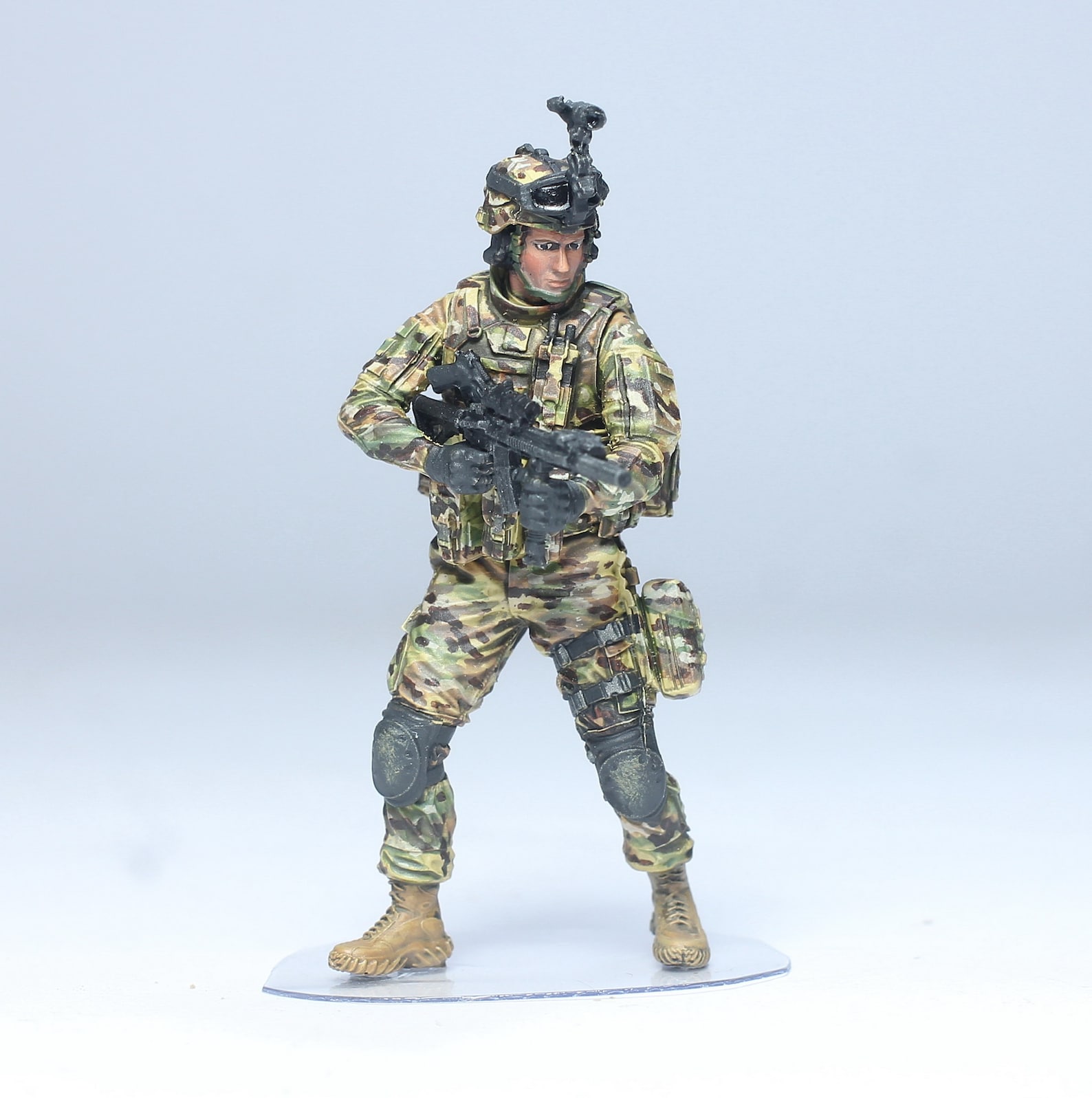 Painted Figure US Navy Seal Special Force in Multicam Camouflage ...