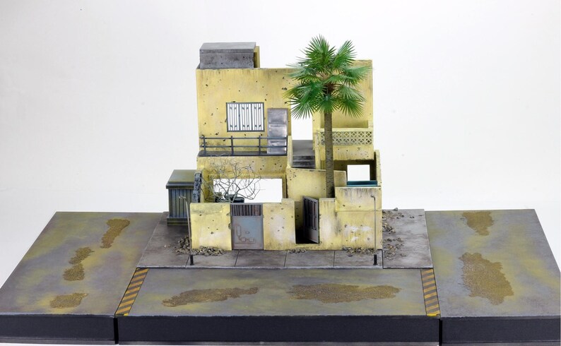 Pro-built 1/35 Middle East Building (iraq, Afghanistan, Gaza) Diorama ...