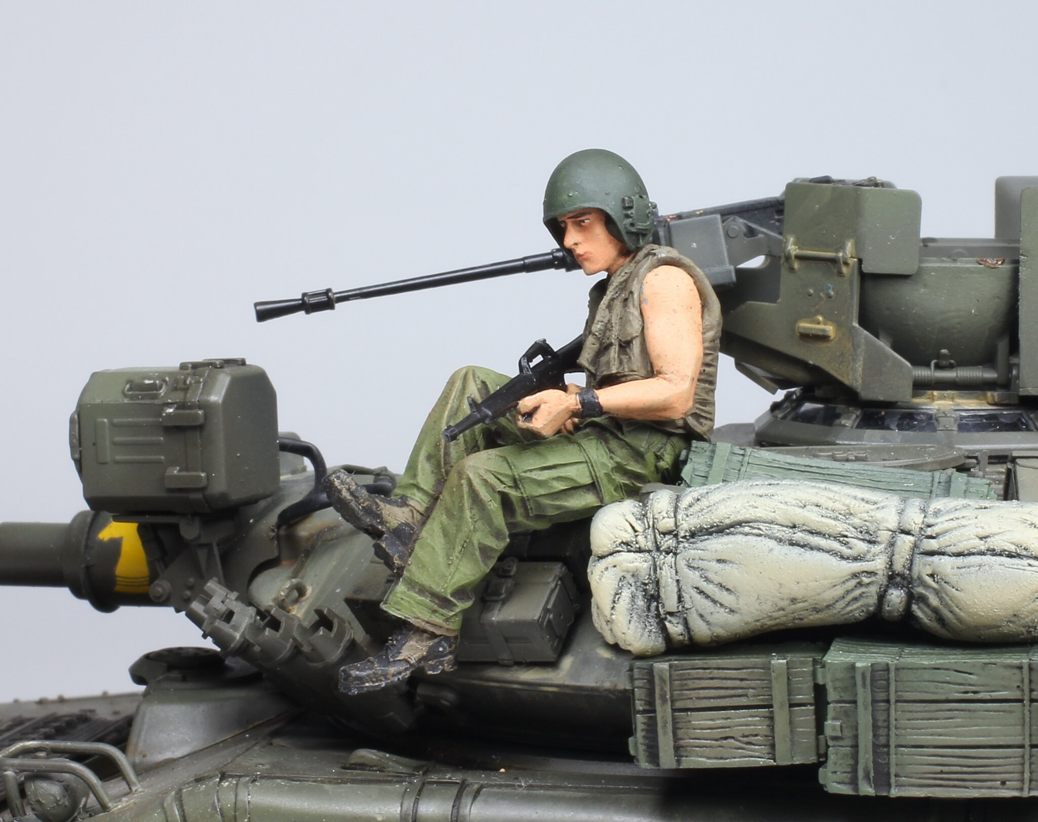 Propainted Vietnam War US Tanker Figure: 1/35 Scale Resin Model - Etsy