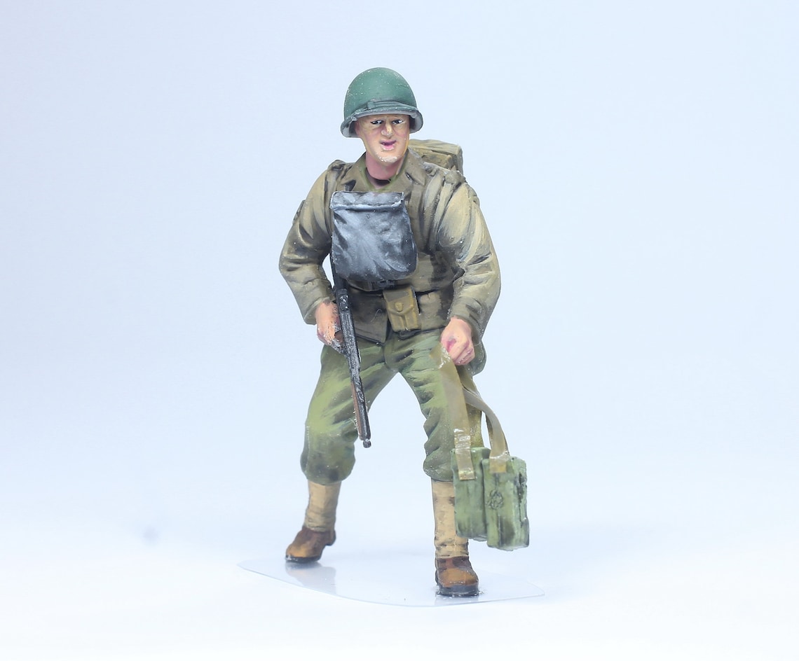 Painted Figures US Ranger Infantry 04 Figures Normandy 1944 - Etsy