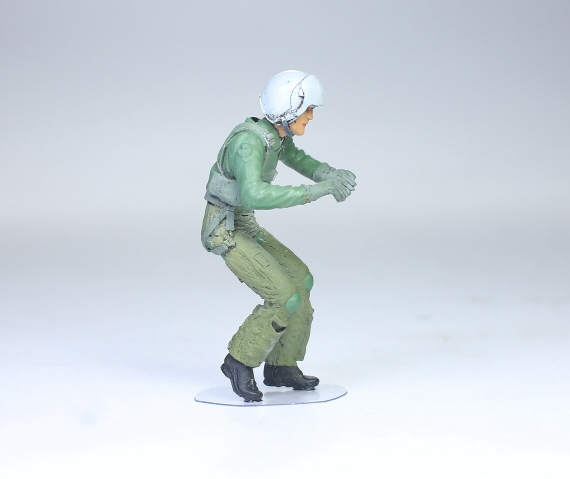 Painted Figure Modern USAF Fighter Pilot boarding for F14 F18 | Etsy