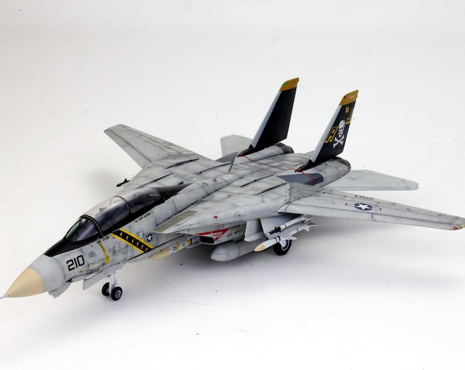 Arrowmodelbuild F-14 Tomcat Fighter Built & Painted 1/72 Model Kit ...