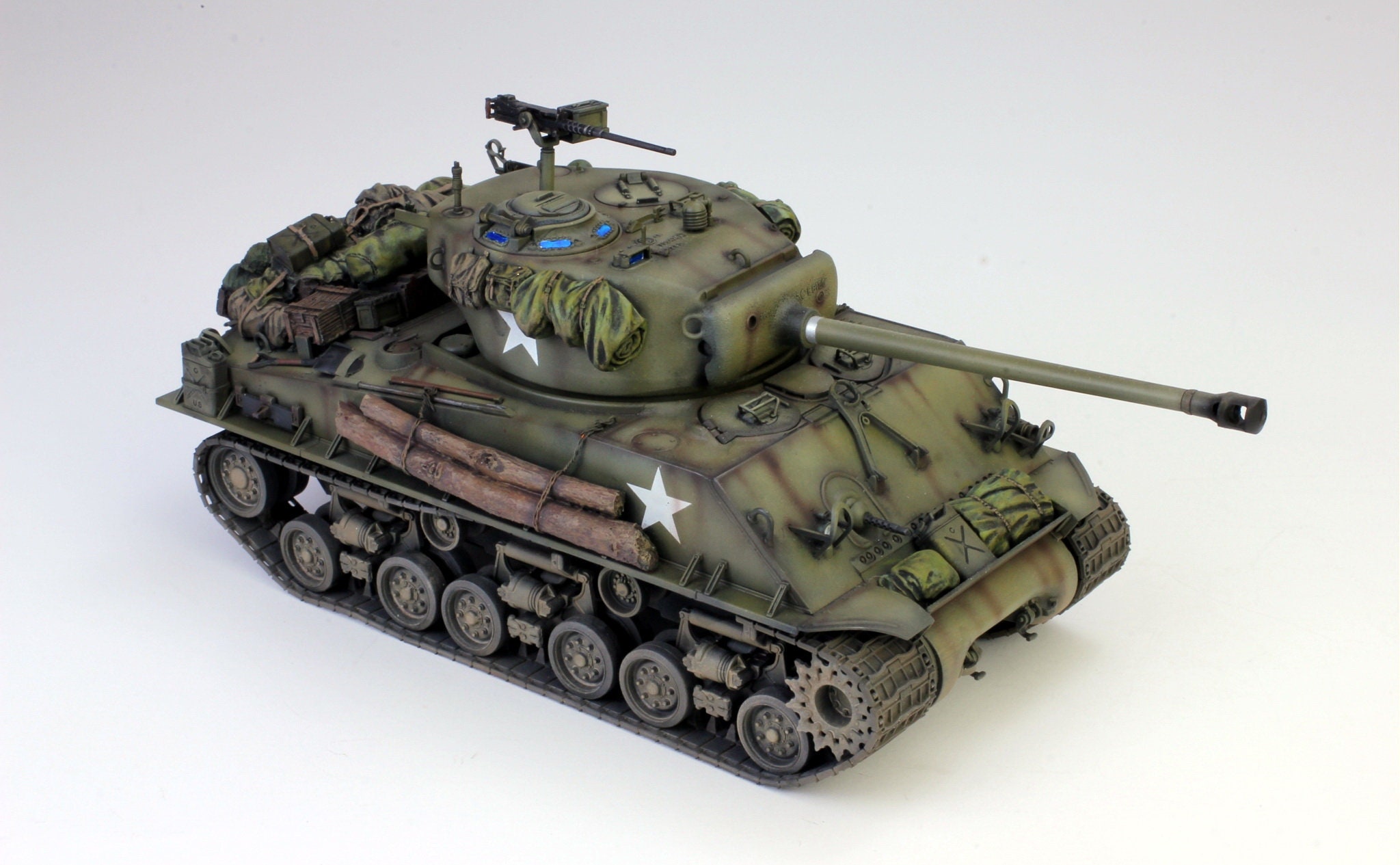 Pro Built Model Easy Eight M4A3E8 Sherman Tank WW2 1:35 - Etsy