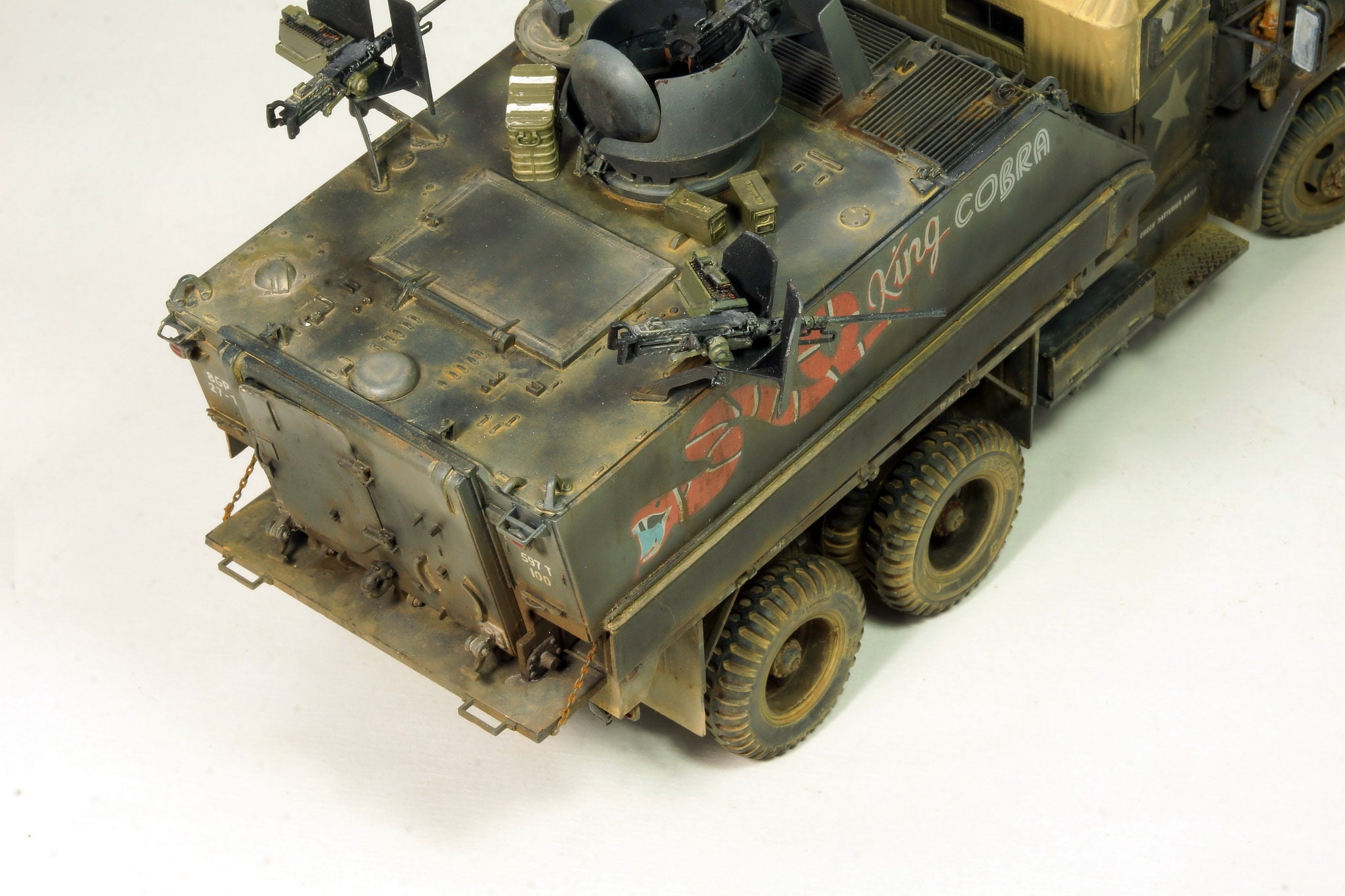 Probuilt Model US Army Gun Truck King Cobra M54 M113 - Etsy