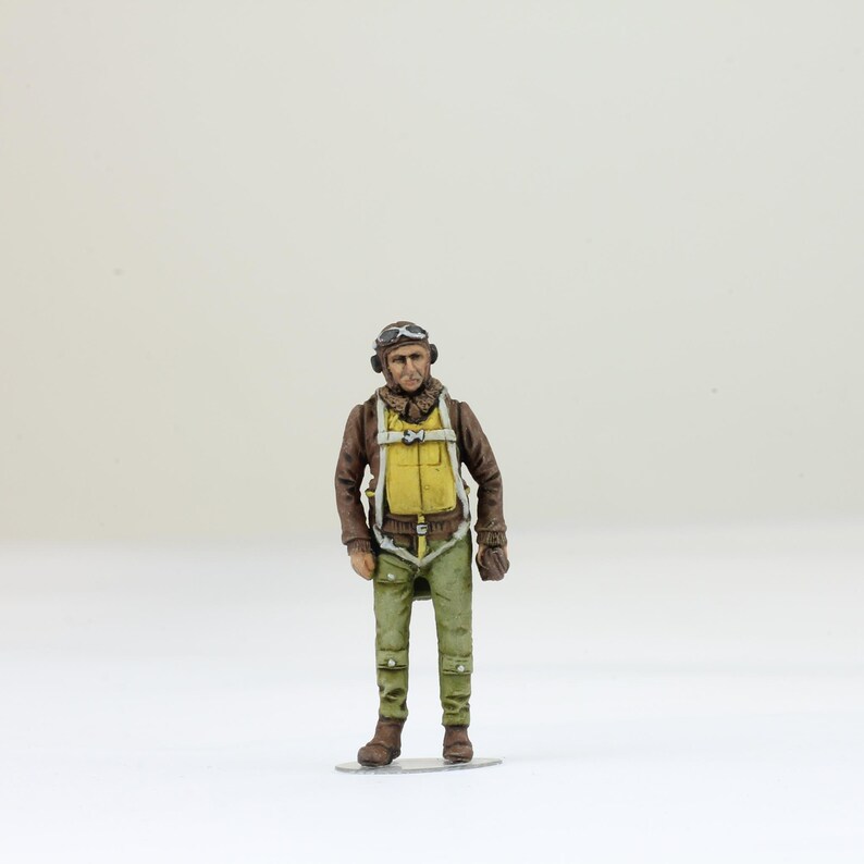 Propainted Set 03 1:48 Figures US Fighter Pilots WWII (no Aircraft) - Etsy