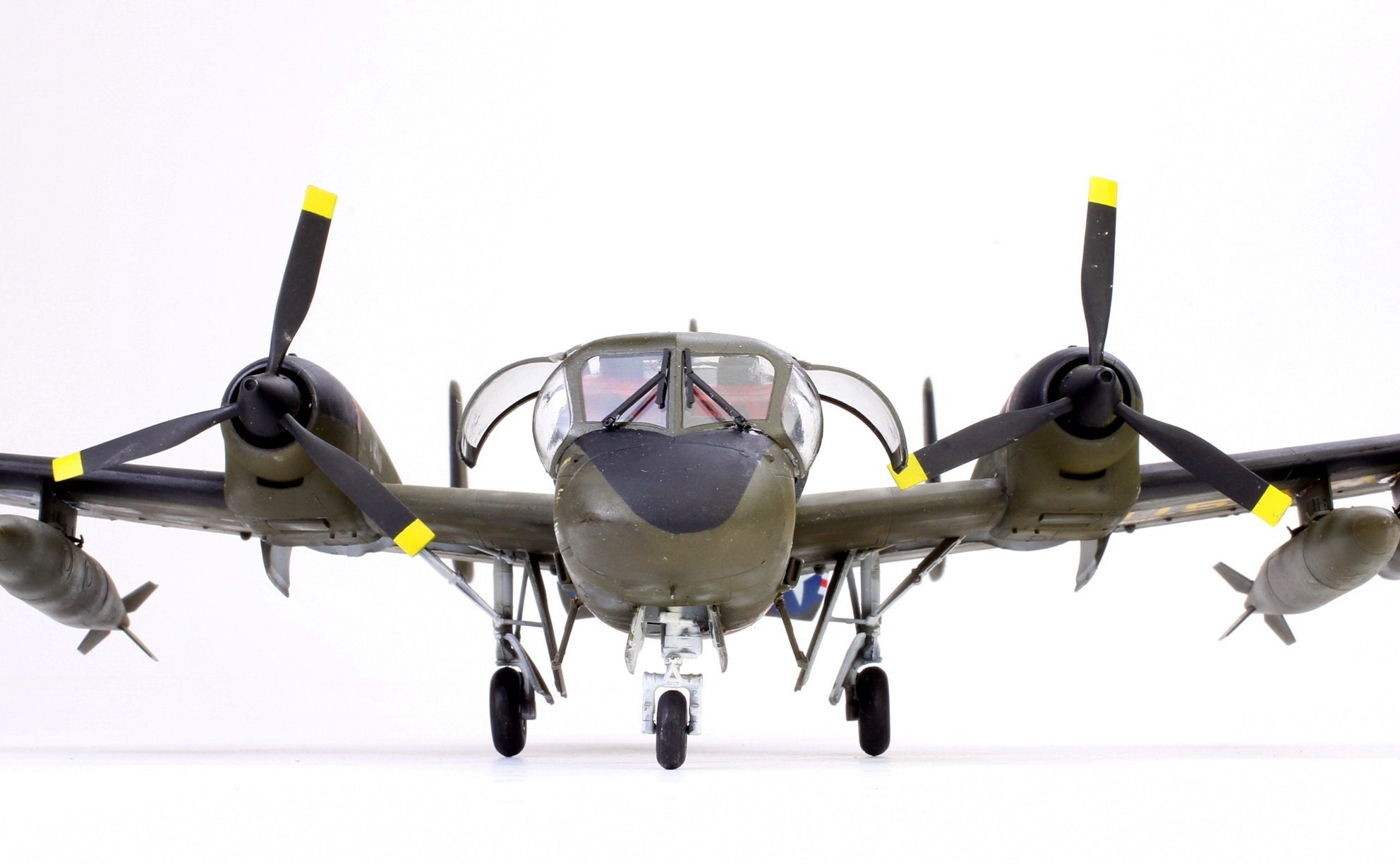 Handmade US Army OV-1C Mohawk Model: Vietnam War Plane (1/48) - Etsy