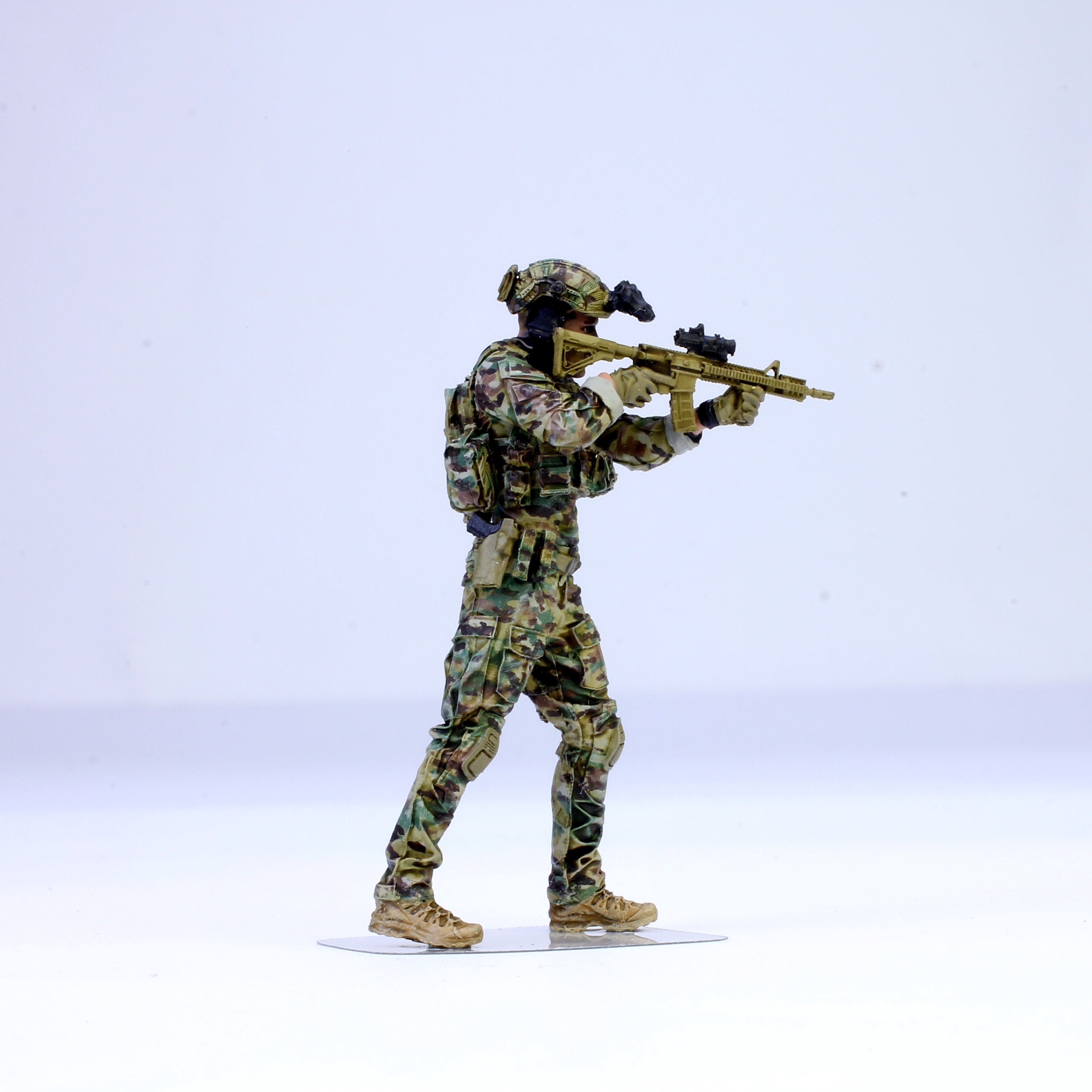 Painted Figure US Navy Seal Special Force in Multicam - Etsy