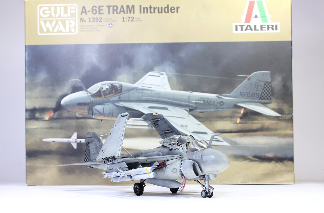 USMC A-6E TRAM Intruder Gulf War 1991 1:72 Built Model built - Etsy