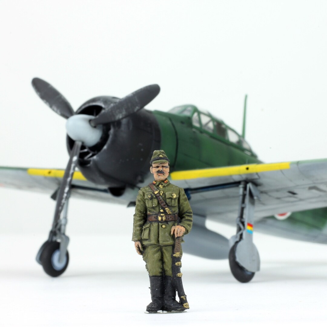 Propainted 1:48 Figure Japanese Pilot WWII (no Aircraft) - Etsy