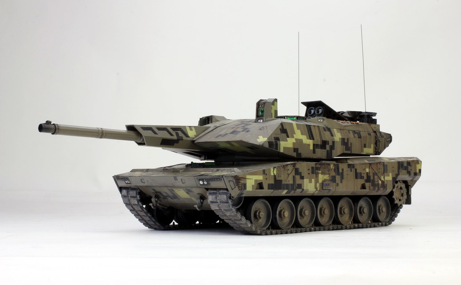 Pro Built Model German Panther KF51 MBT Modern Warfare 1:35 - Etsy