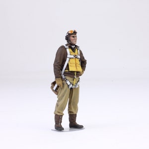 Painted Figure USAAF Pilot WWII 1:32 Scale (built and Painted by ...