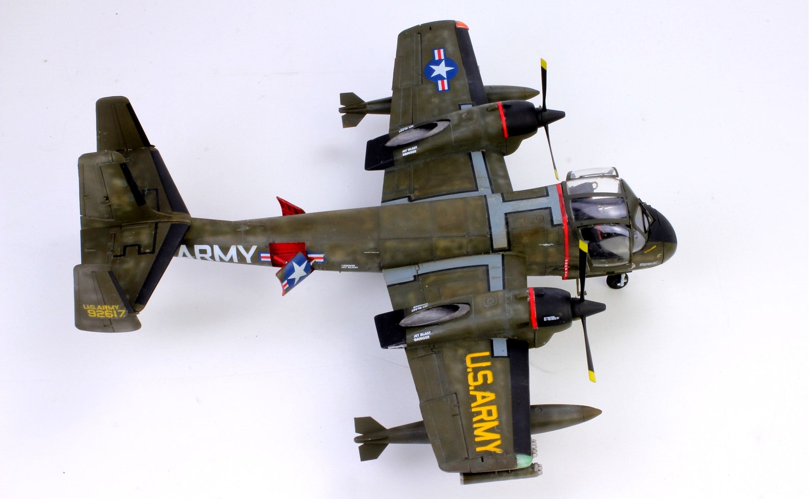 Handmade US Army OV-1C Mohawk Model: Vietnam War Plane (1/48) - Etsy