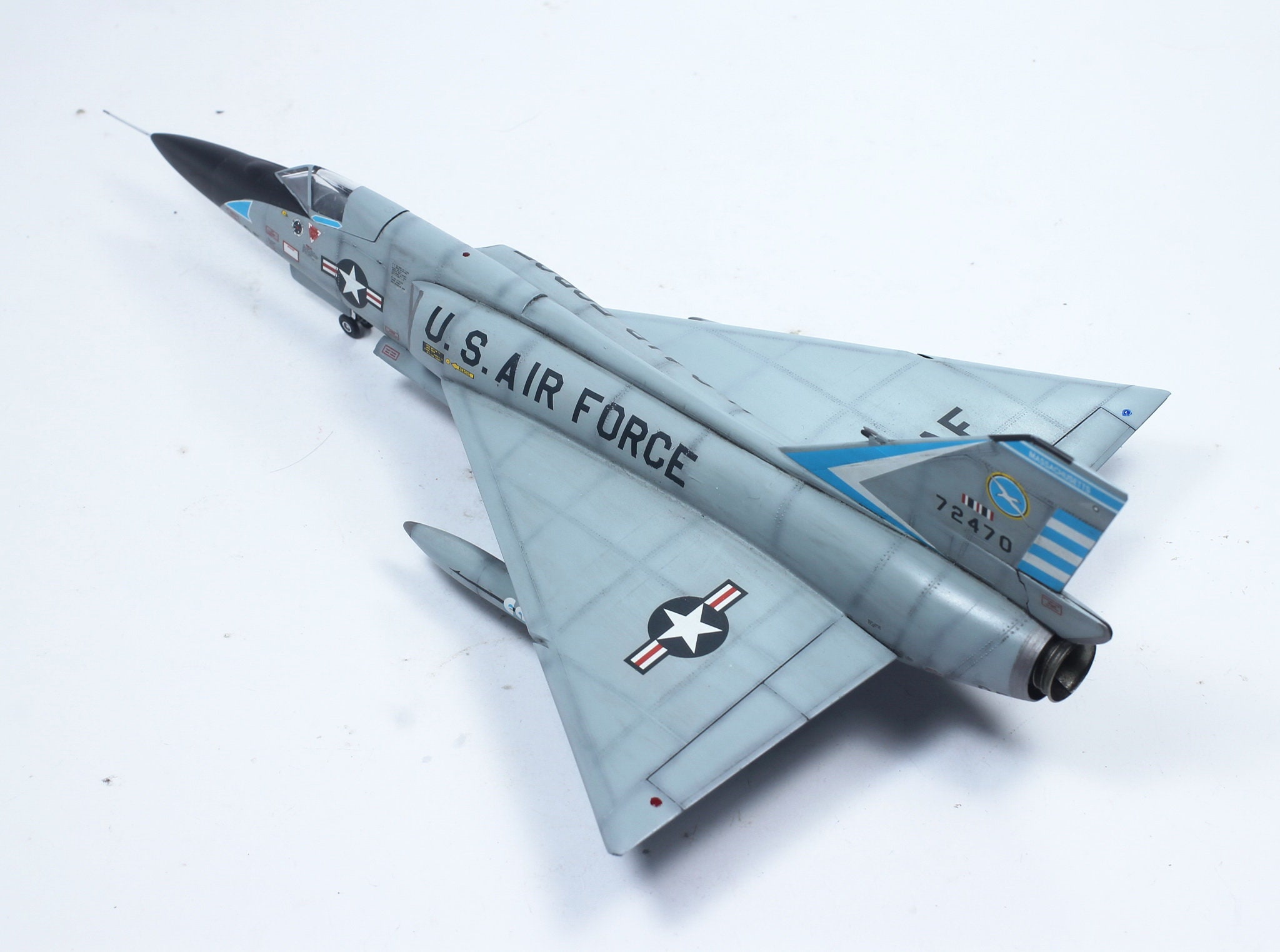 USAF F-106A Delta Dart Vietnam War 1:72 Pro Built Model (built and ...