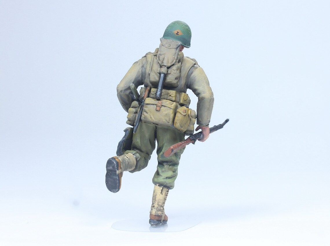 Painted Figures US Ranger Infantry 04 Figures Normandy 1944 WW2 1:35 ...