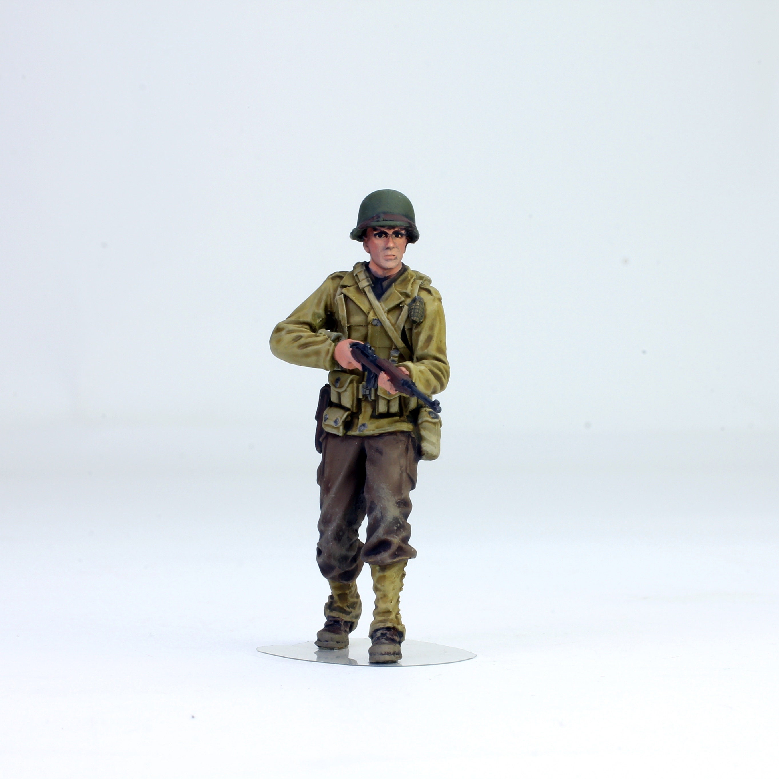Painted Figures US Infantry in WW2 (02 Figures) 1:35 Scale (built and ...