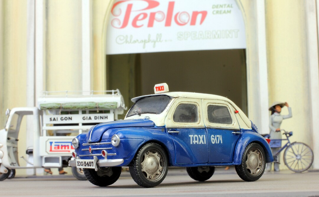 Saigon Taxi Vietnam War (pre 1975) 1:35 Scale (built and Painted by ...