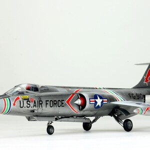 Pro Built Model USAF F-104C Starfighter Vietnam War 1:48 (built and ...