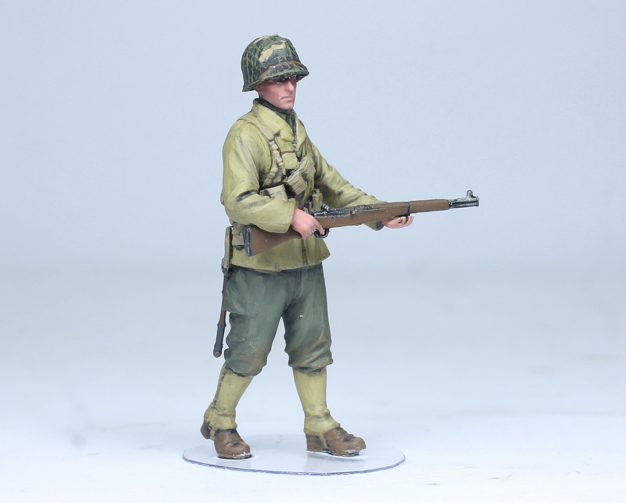 Painted Figures US Soldiers Infantry 04 Figures European WW2 1:35 Scale ...