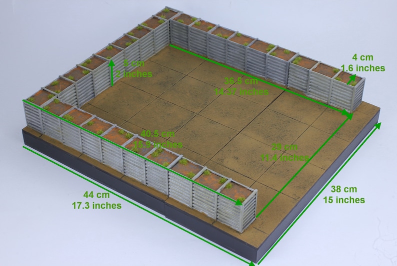 Probuilt Diorama USAF Airfield With Steel Revetment Wall Diorama ...