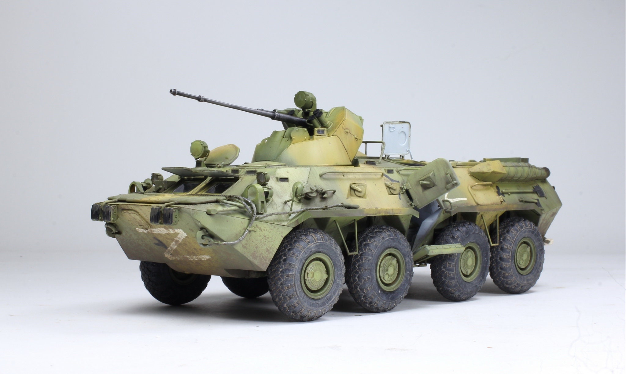 Pro Built Model Russian BTR-80A APC 1:35 built and Painted by ...