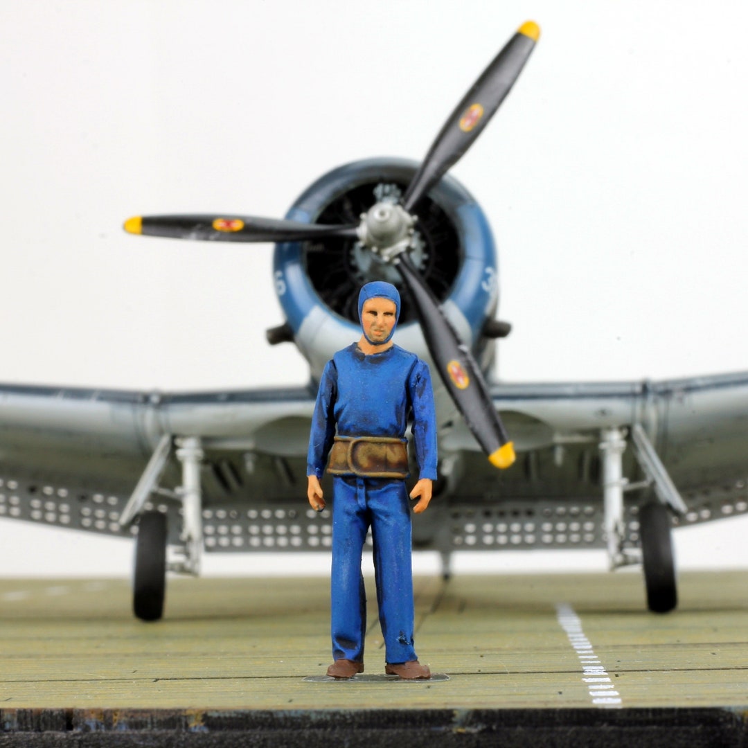 Pre-order Propainted 1:48 Figure US Navy Blue Deck Crew WWII (set 3) - Etsy