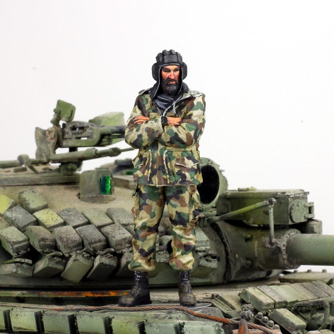 Propainted 1:35 Syrian Warrior Tank Crew (no Tank) - Etsy