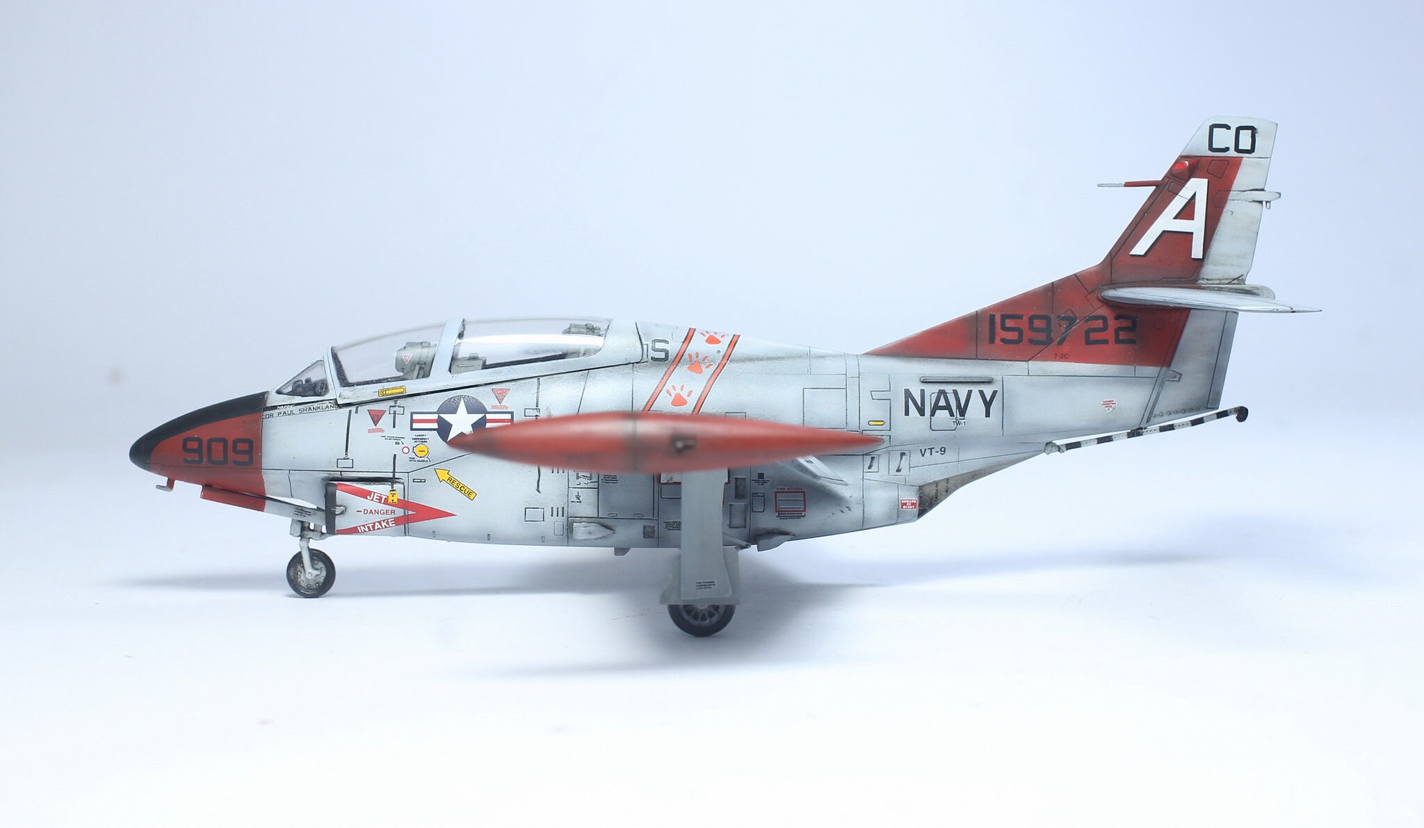 US Navy T-2C Buckeye 1:72 Pro Built Model built and Painted - Etsy