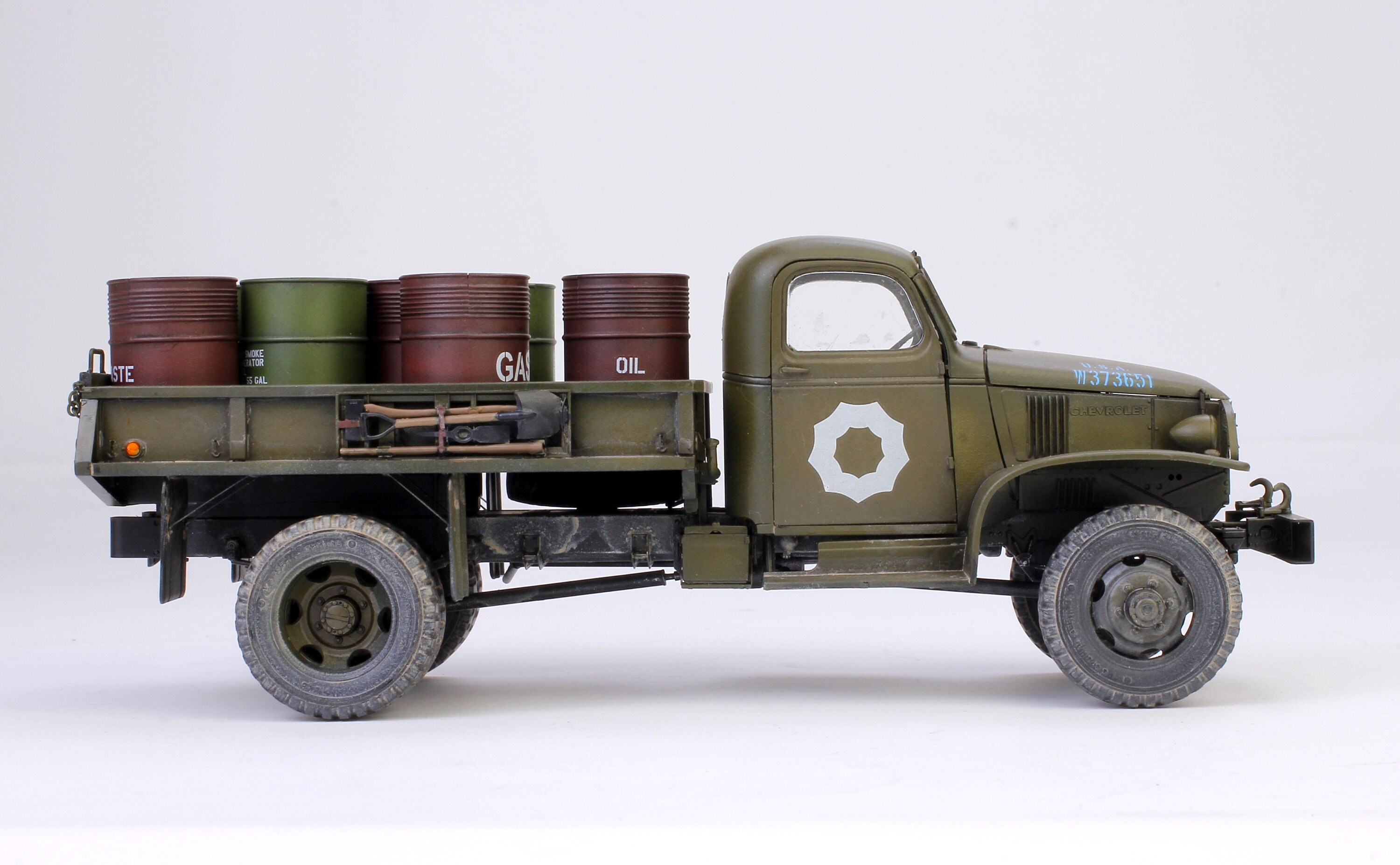 US Army G7107 4x4 15T Cargo Truck WW2 1:35 built and Painted - Etsy