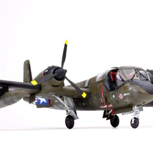 Handmade US Army OV-1C Mohawk Model: Vietnam War Plane (1/48) - Etsy