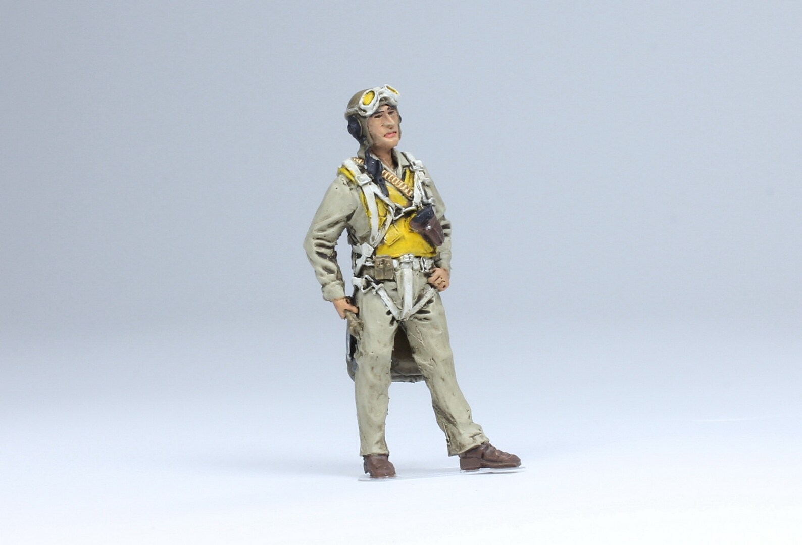 Painted Figure US Navy Pilot WWII 1:48 built and Painted by ...
