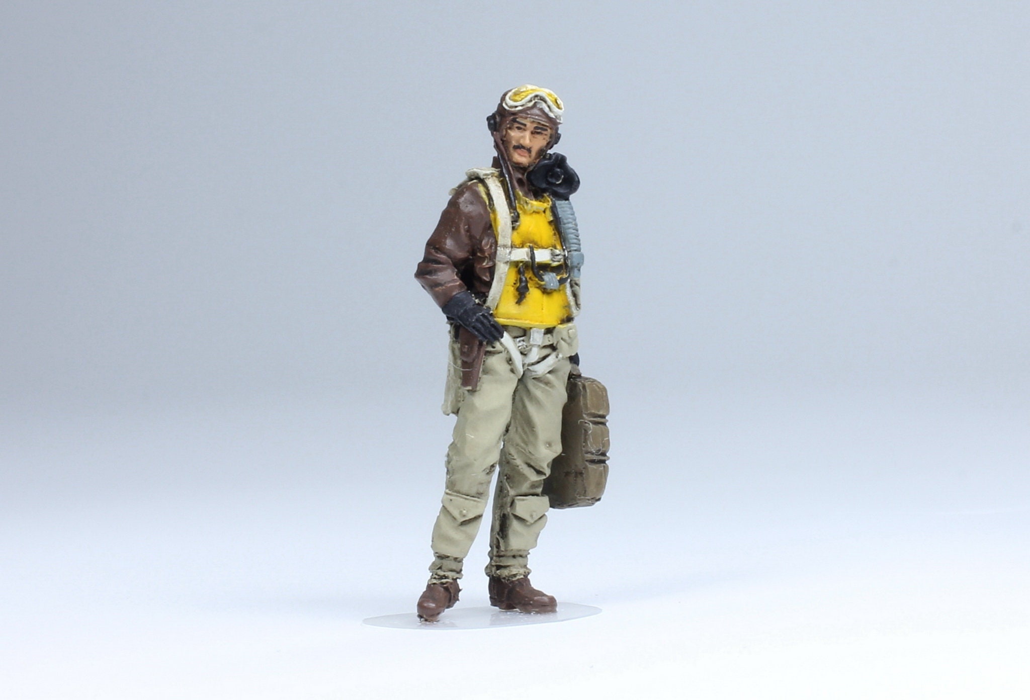 Painted Figure US Navy Pilot WWII 1:48 (built and Painted by ...