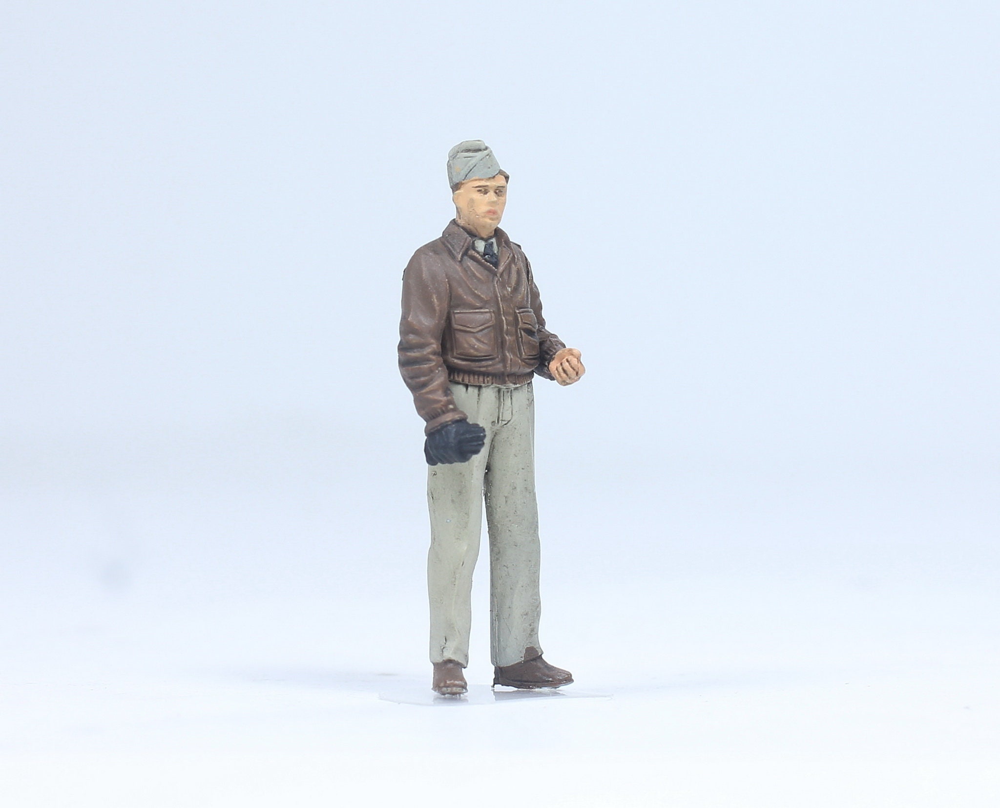 Painted Figure USAAF Pilot WWII 1:48 (built and Painted by Professional ...