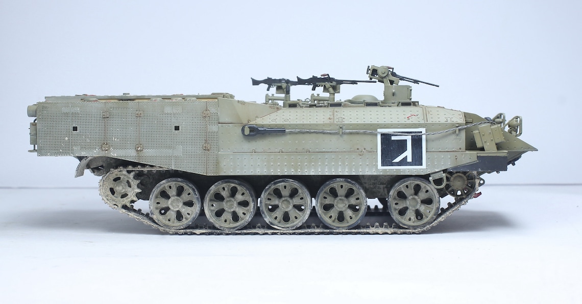 Handmade IDF Achzarit Heavy Armoured Personnel Carrier Model 1:35 - Etsy